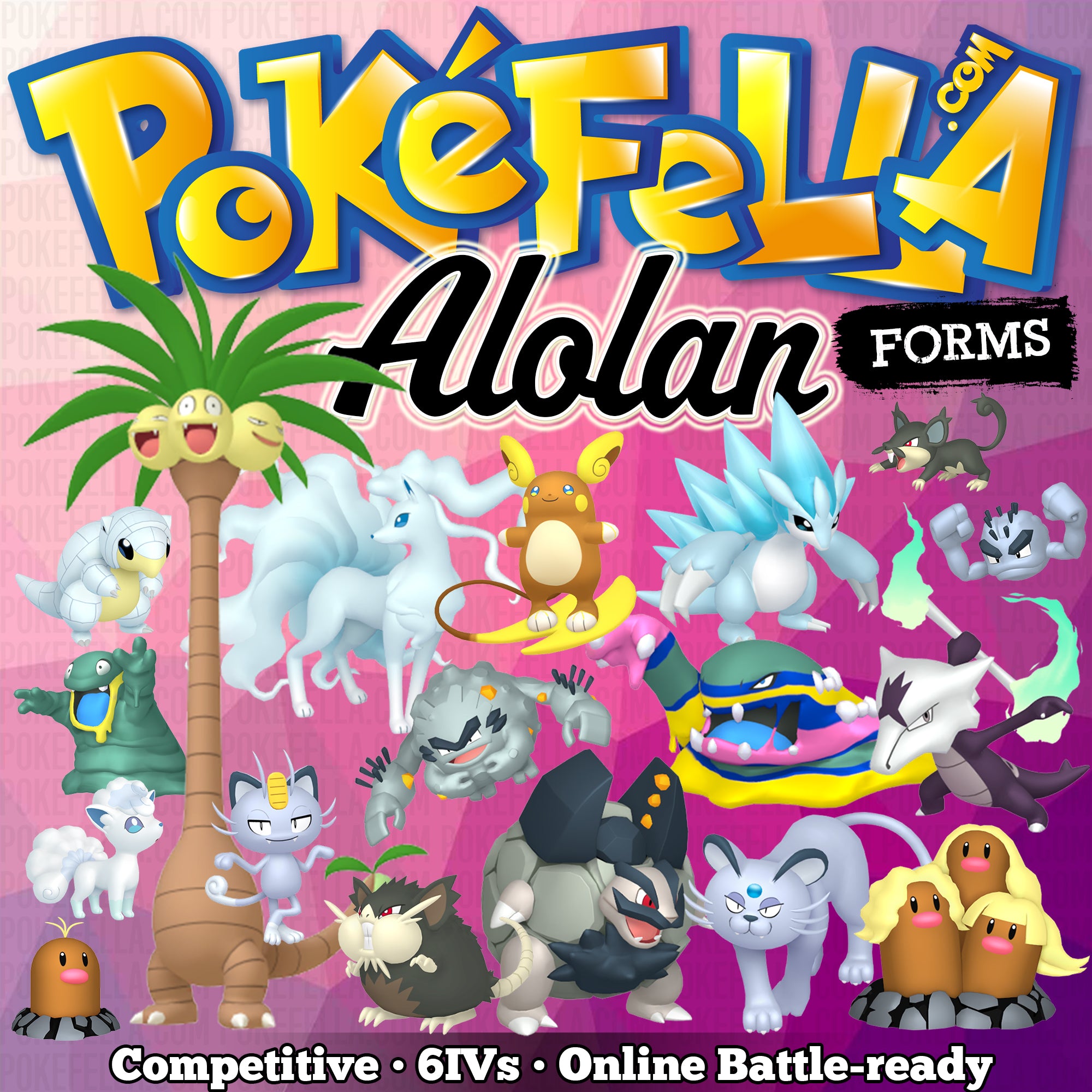Alola Forms Pokémon Sun & Moon Alola Form Pokémon