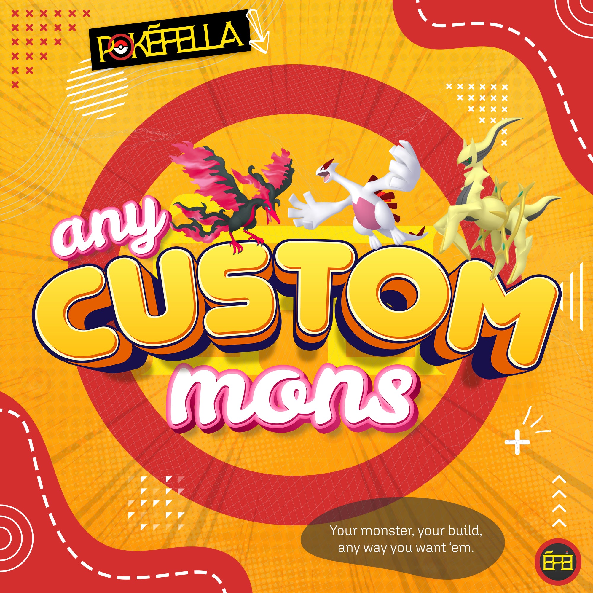 Any Custom Pokémon for Scarlet/Violet, BDSP, SwSh, LGPE | Pokefella ...