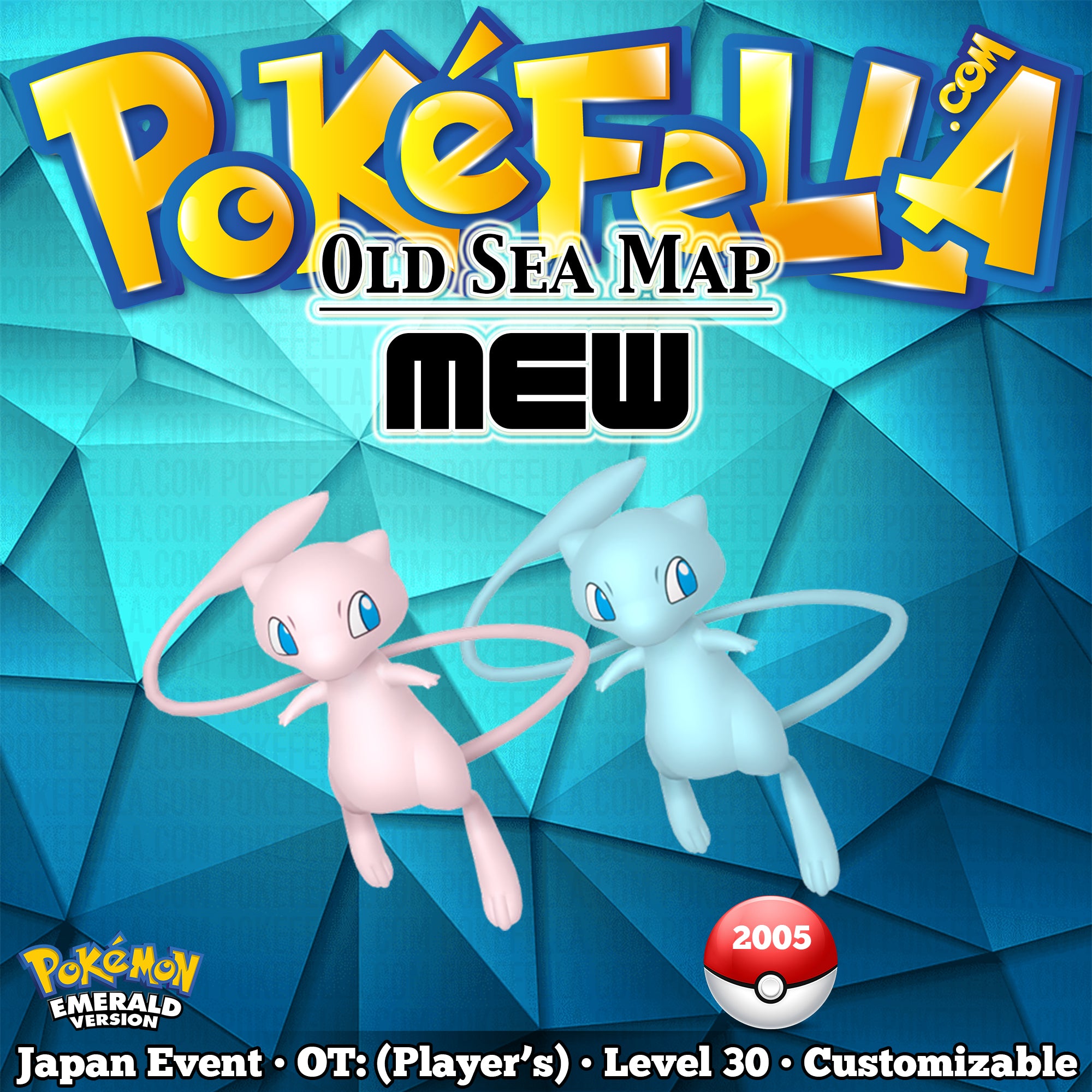 PokéFesta Mew • Old Sea Map Faraway Island • Japan 2005 Event ...
